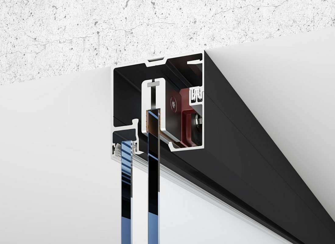RollGlass+ 100 rail | Schuifdeursystemen.eu | BestFix