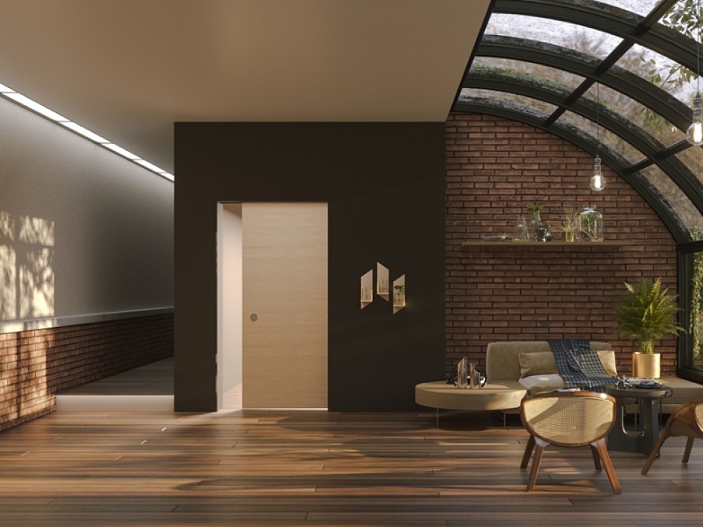 Minimalist pocket system Absolute Kit Singolo | BestFix sliding door systems | BestFix