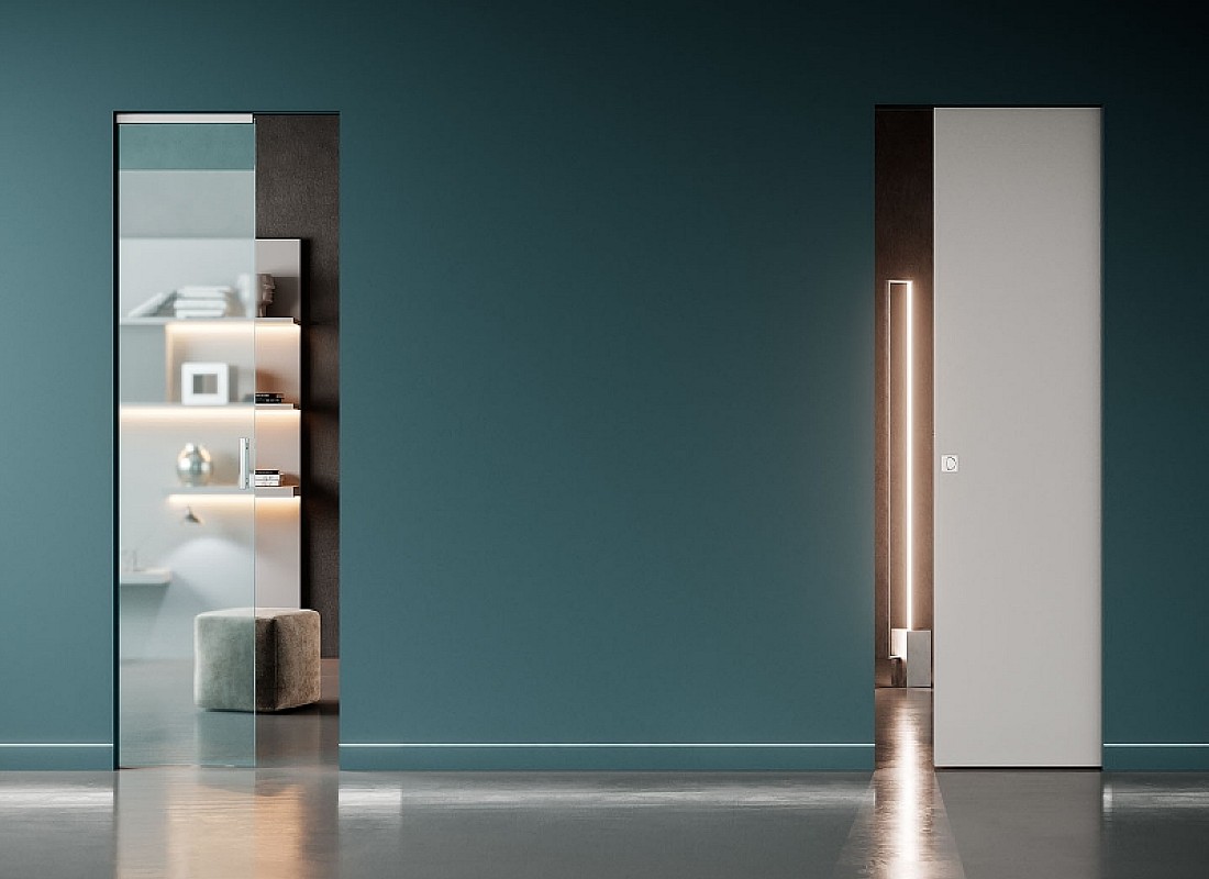 Minimalist pocket system Absolute Kit Singolo | BestFix sliding door systems | BestFix