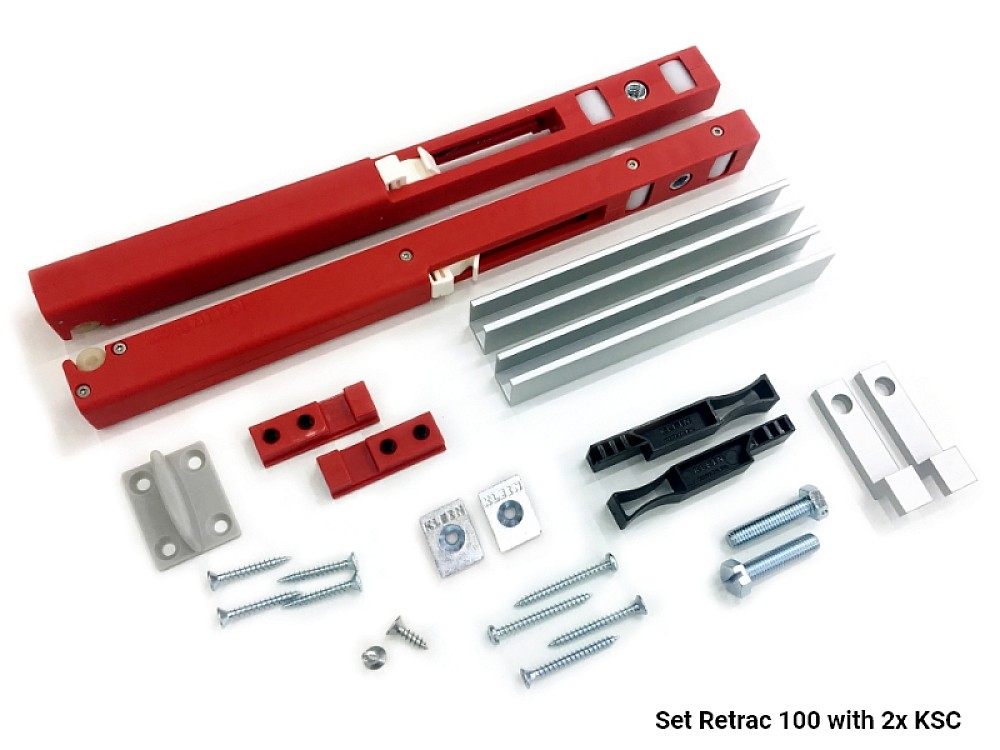 Set of accessories KSC Retrac 100 | Schuifdeursystemen.eu | BestFix
